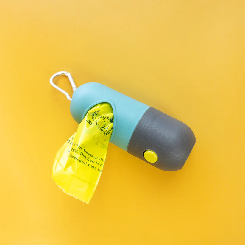 Eco-Friendly Poop Bag Dispenser with LED Flashlight – Wags To Trails
